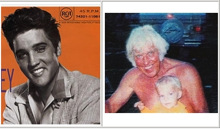 PHOTO OF ELVIS/JESSE WITH HIS GRANDSON BENJAMIN IN 1994 | Linda Hood ...